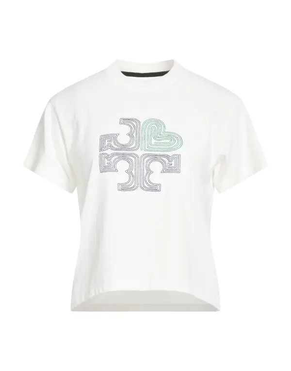 TORY BURCH♡MIXカラーシャツ TORY BURCH Printed cotton-blend shirt | NET-A-PORTER